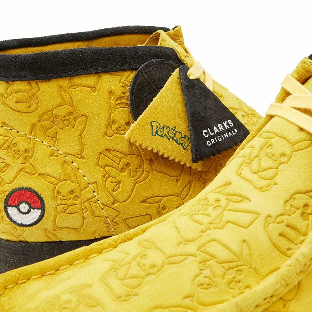 Clarks Originals x Pokemon Wallabee Boot in Yellow Clarks Originals