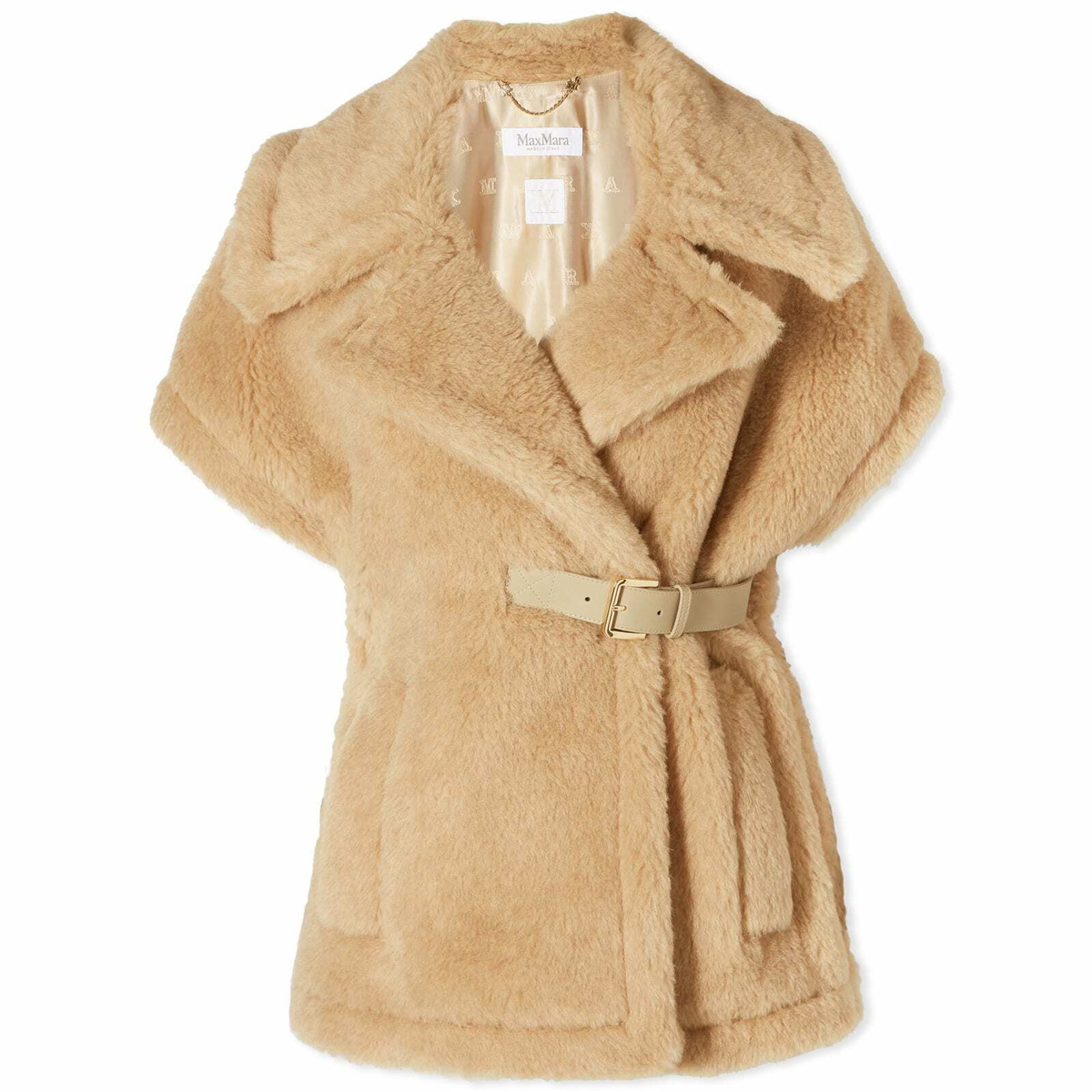 Max Mara Women's Abavo Teddy Jacket in Honey Max Mara