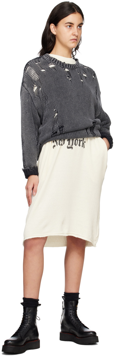 R13 Off-White 'Punk NYC' Minidress R13