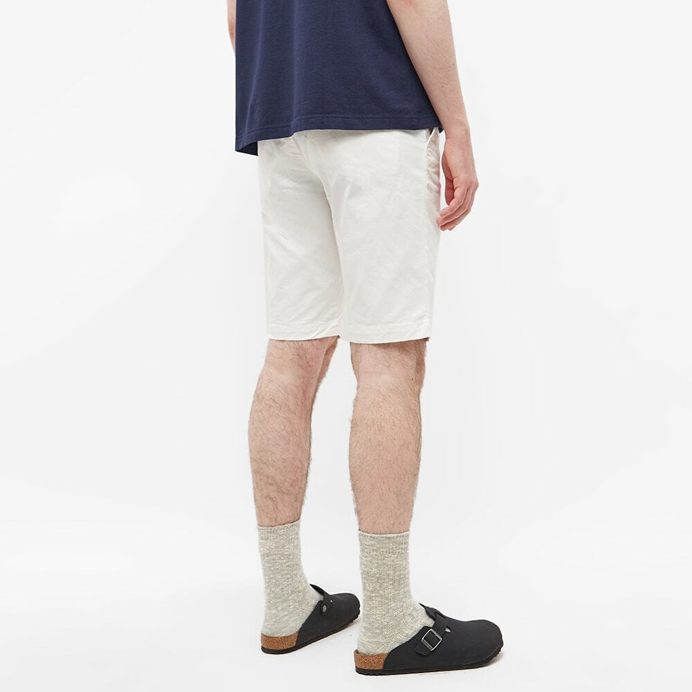 Beams Plus Men's Ivy Chino Shorts in White Beams Plus