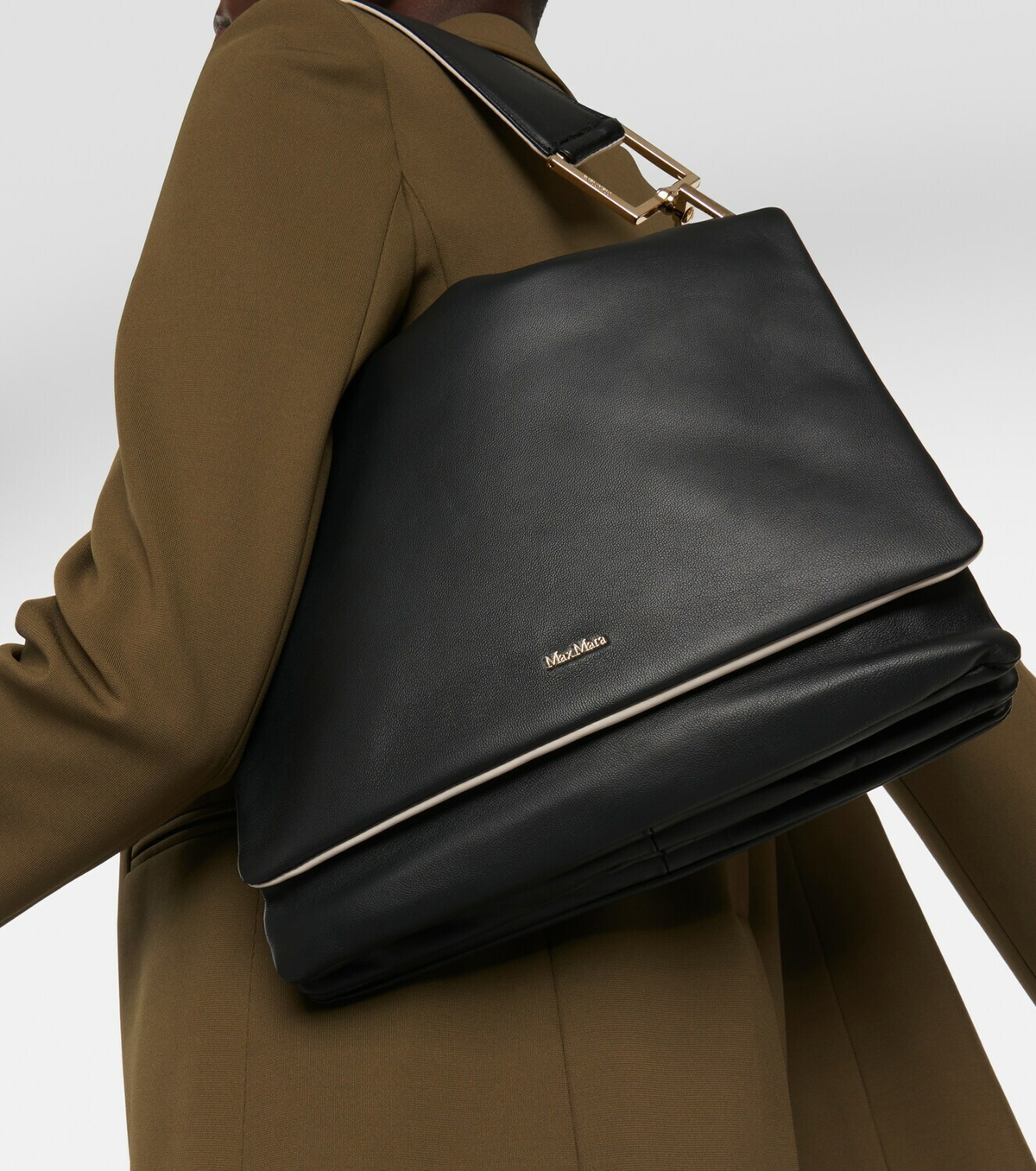 Max Mara Soft Medium leather shoulder bag Max Mara