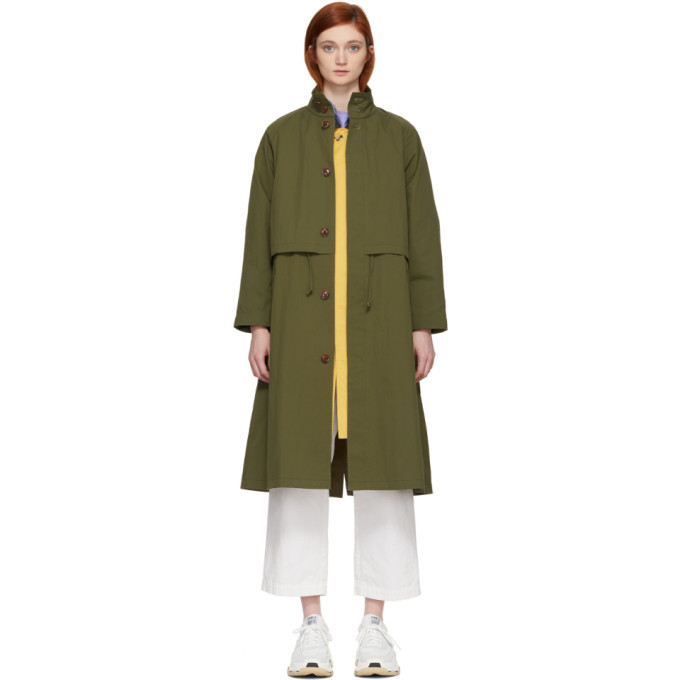 Chimala Green Raglan Coat Chimala