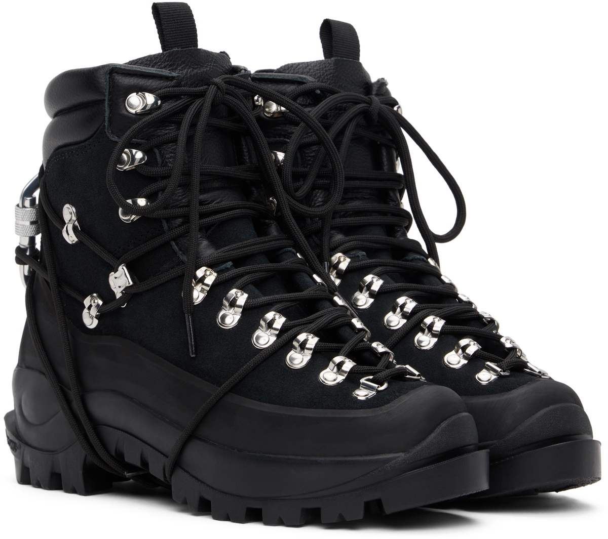 HELIOT EMIL Black Hiking Boots Heliot Emil