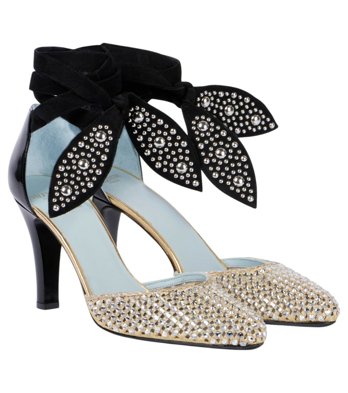Valentino Black Valentino Garavani VLogo 80 Heels Valentino Valentino Black Valentino Garavani VLogo 80 Heels Valentino