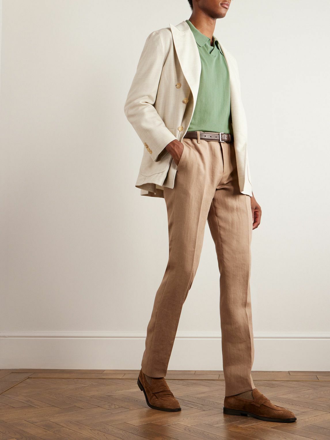 Rubinacci - Cotton Polo Shirt - Green Rubinacci