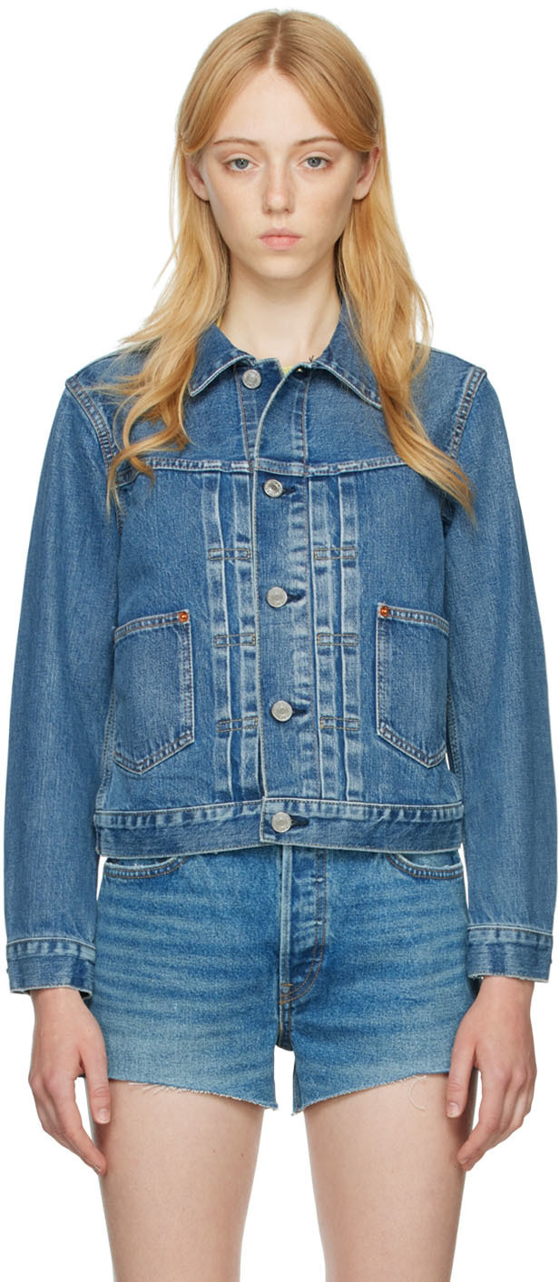 Re/Done Blue Denim Jacket Re/Done