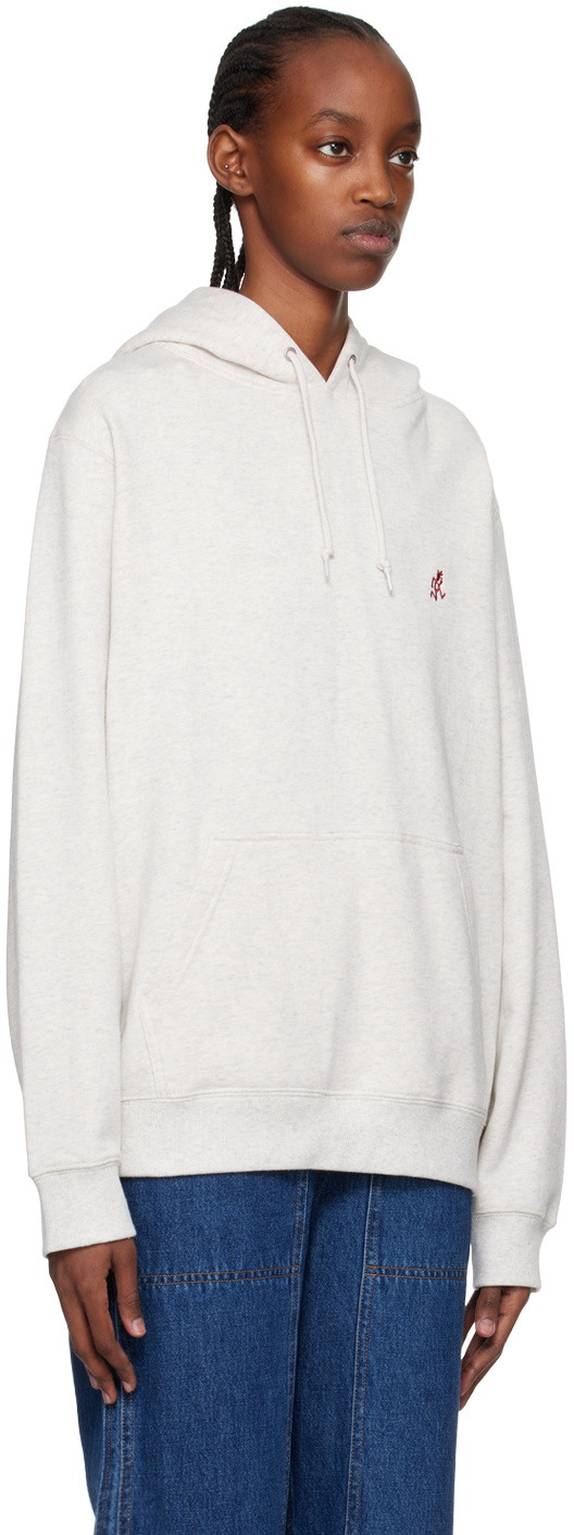 Gramicci Gray One Point Hoodie Gramicci