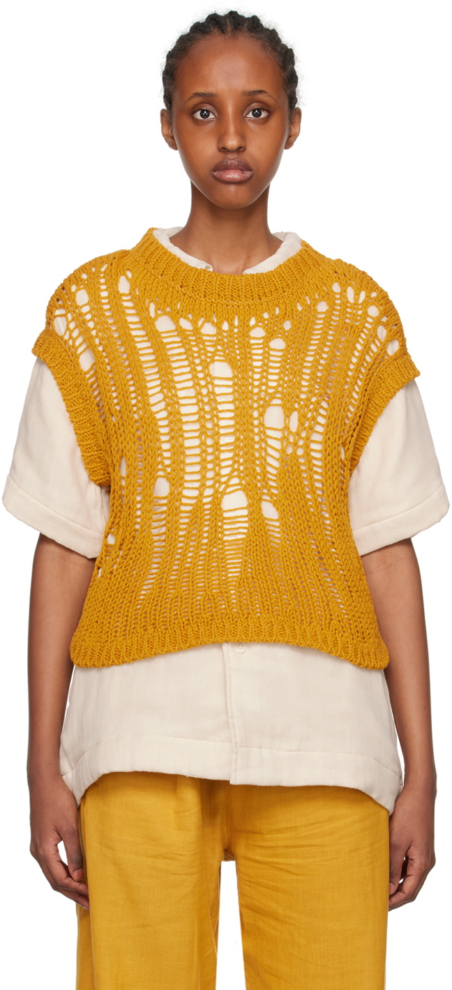 AIREI Yellow Laddering Vest AIREI