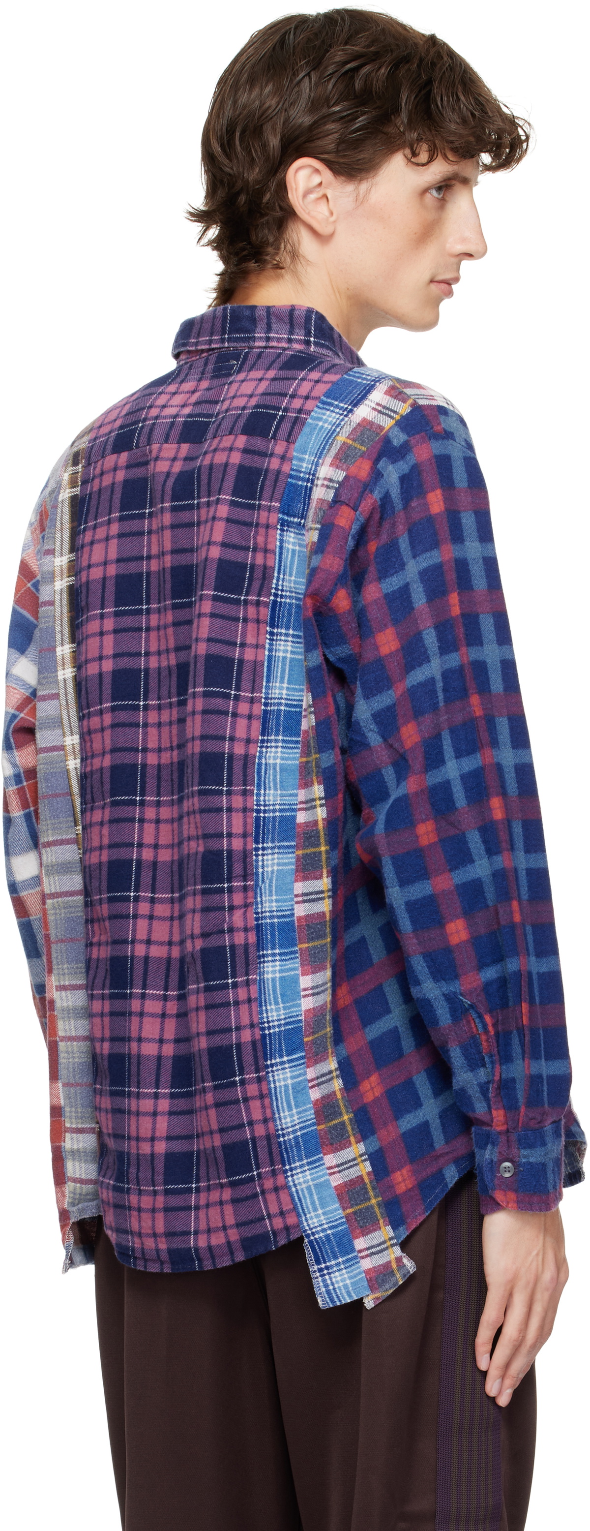 NEEDLES Multicolor 7 Cuts Flannel Shirt Needles