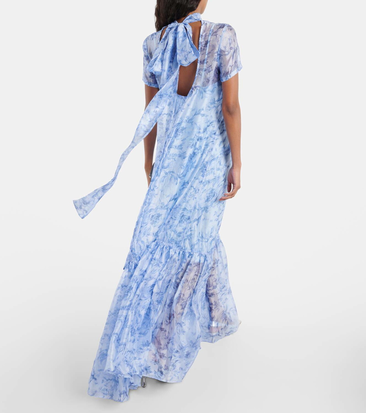 Staud Calluna floral tiered maxi dress Staud