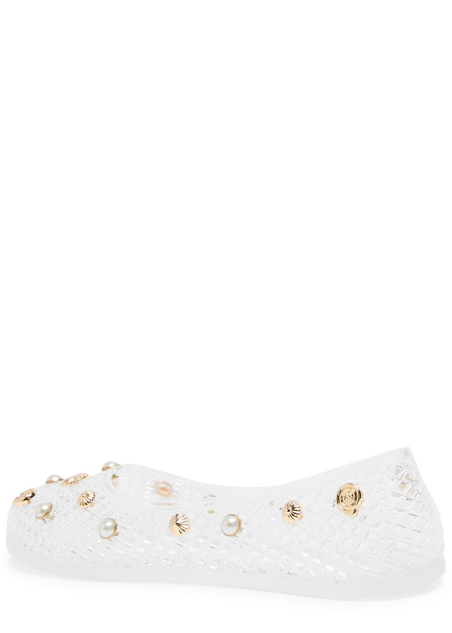 Ancient Greek Sandals Iro Embellished Rubber Ballet Flats No Colour ...