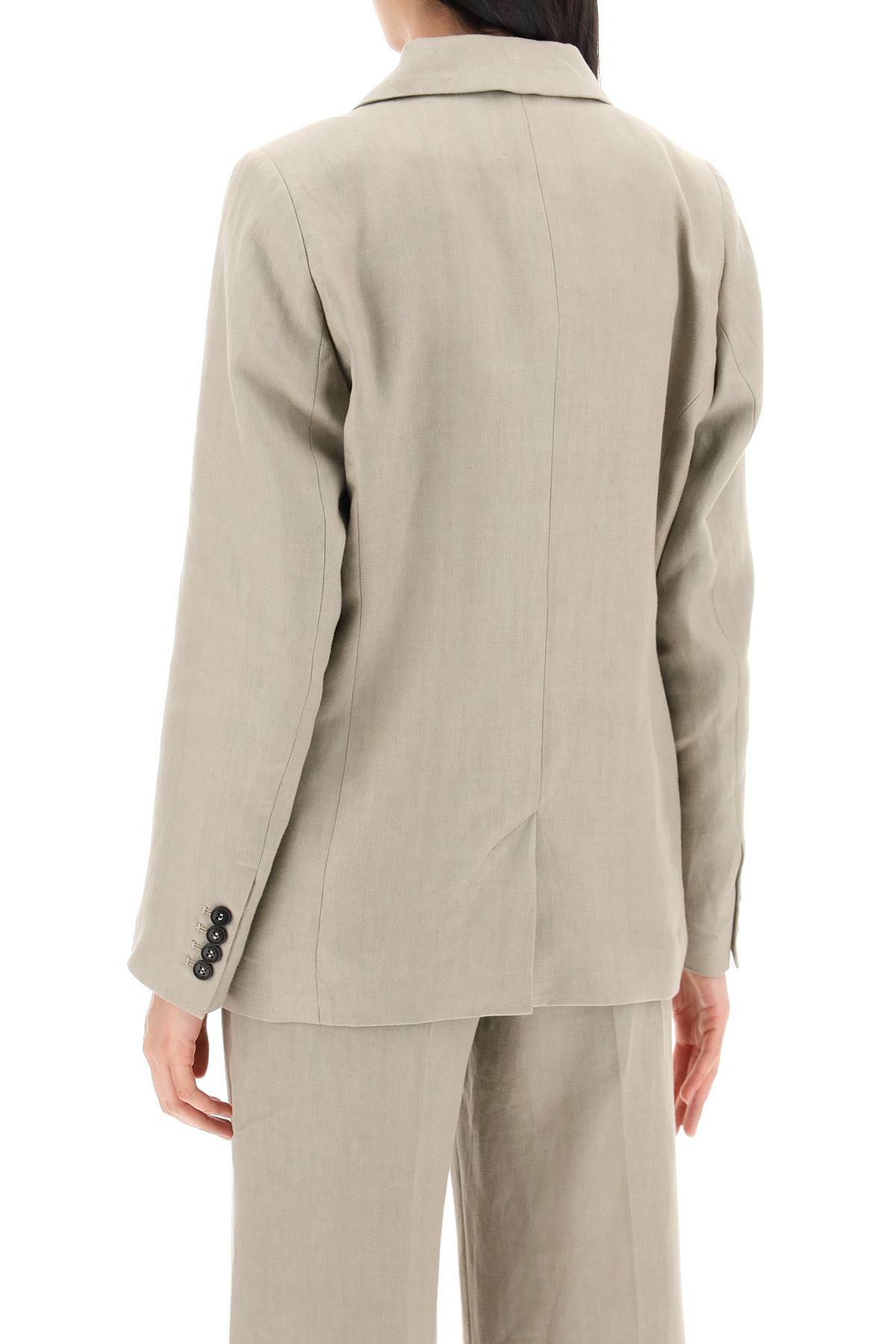 SKALL STUDIO "yoko linen deconstructed Grey Skall Studio