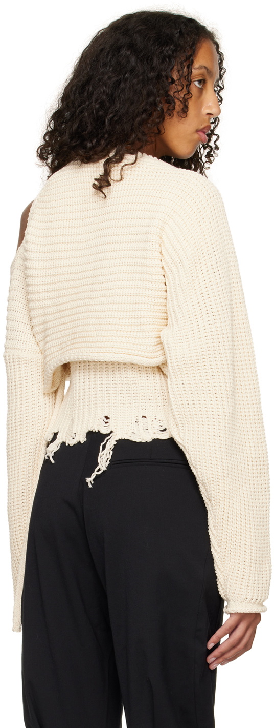 Ottolinger Off-White Wrap Sweater Ottolinger