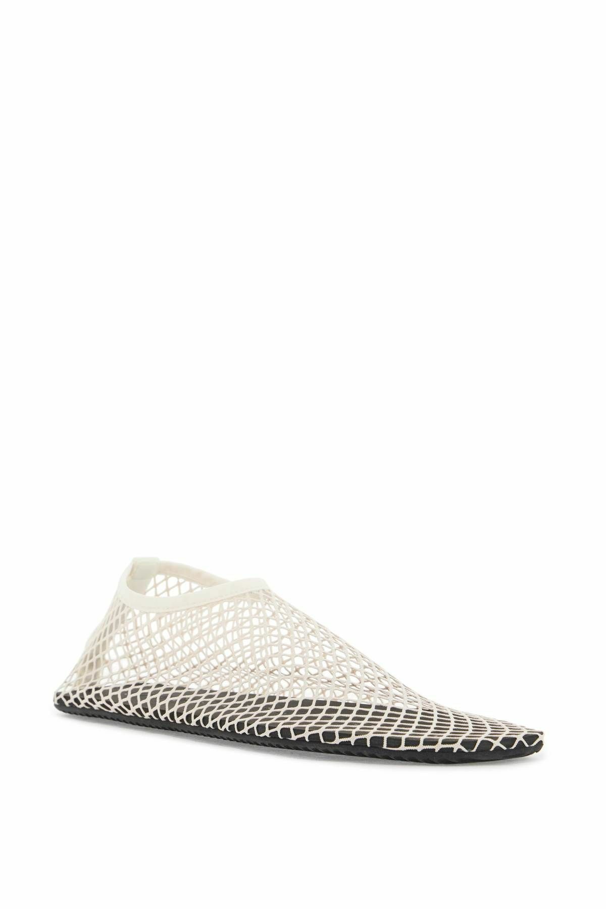 CHRISTOPHER ESBER mesh ballet flats for women White Christopher Esber