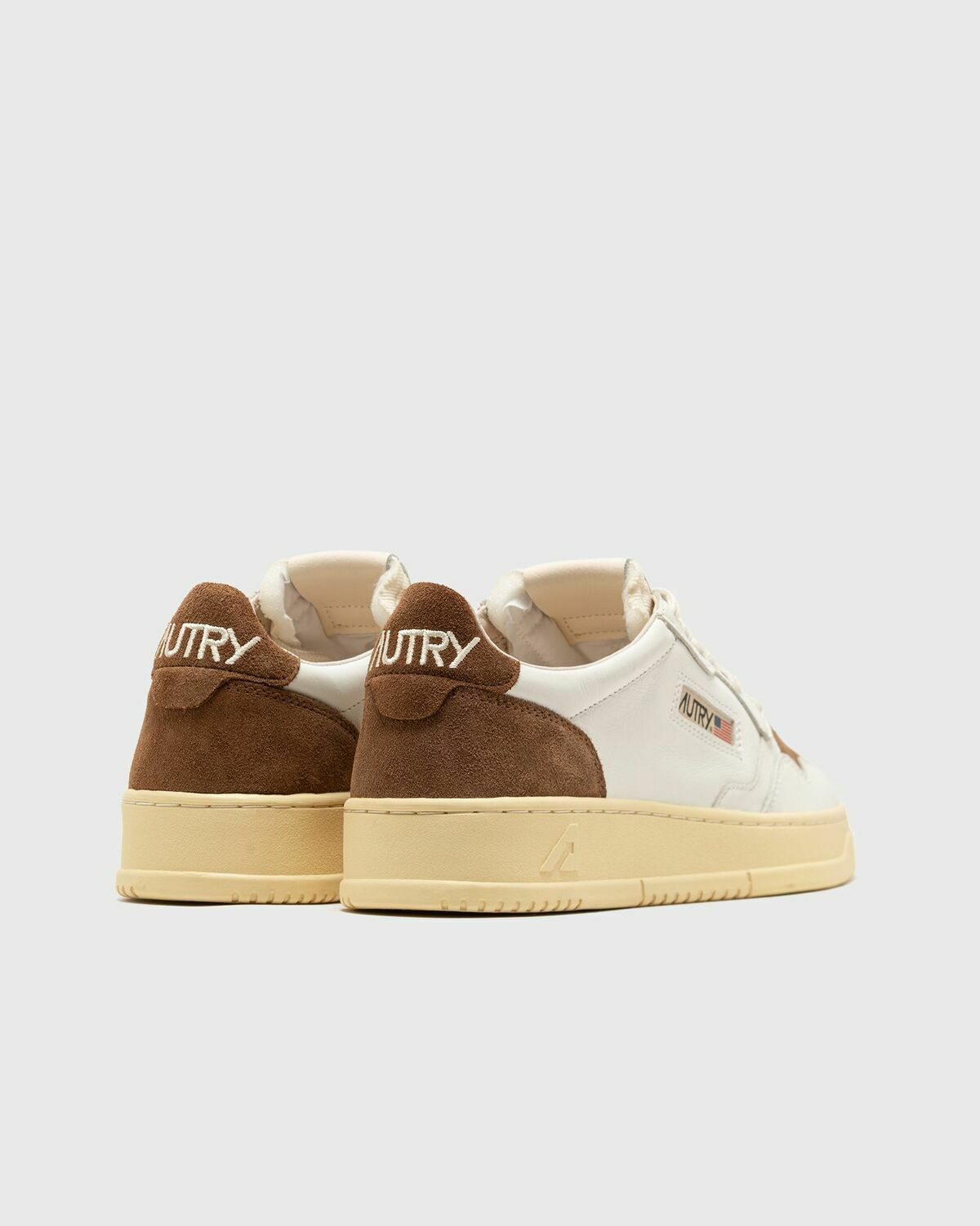 Autry Action Shoes Medalist Low Brown/White Lowtop Autry