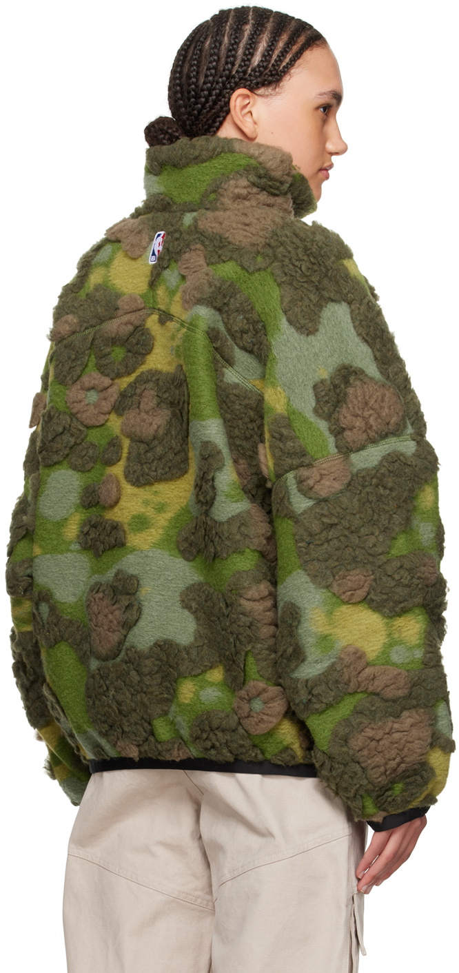 Canada Goose Green Jacquard Reversible Jacket Canada Goose