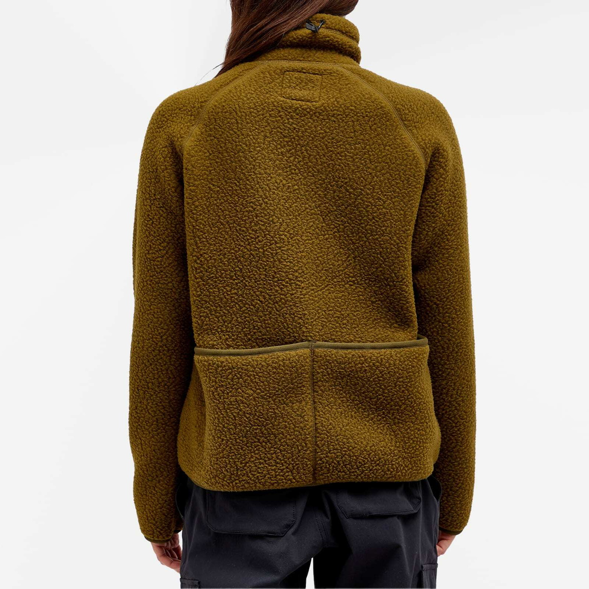 Snow Peak Women's Thermal Boa Fleece Jacket in Olive Snow Peak