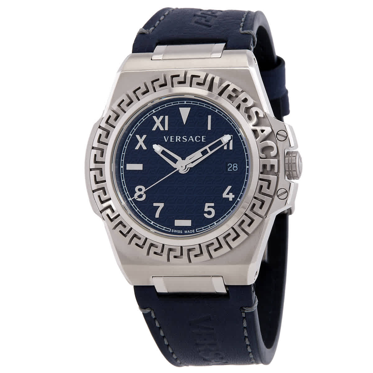 Versace Greca Reaction Quartz Blue Dial Watch VE3I00122 Versace