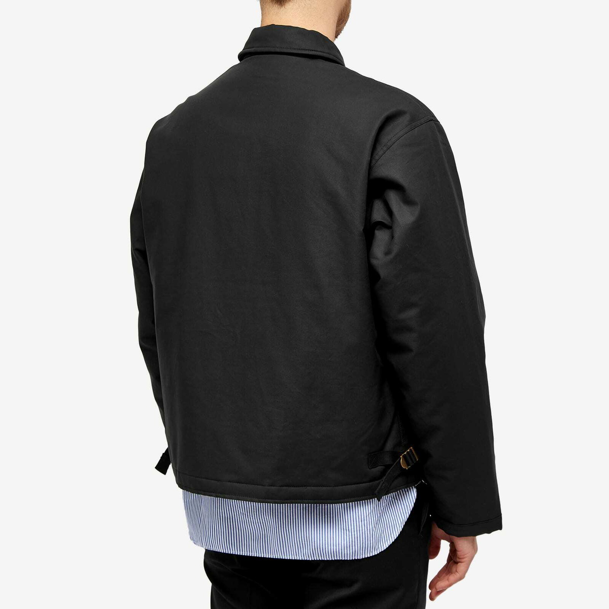 Uniform Bridge Men's Insulation A-2 Deck Jacket in Black Uniform Bridge