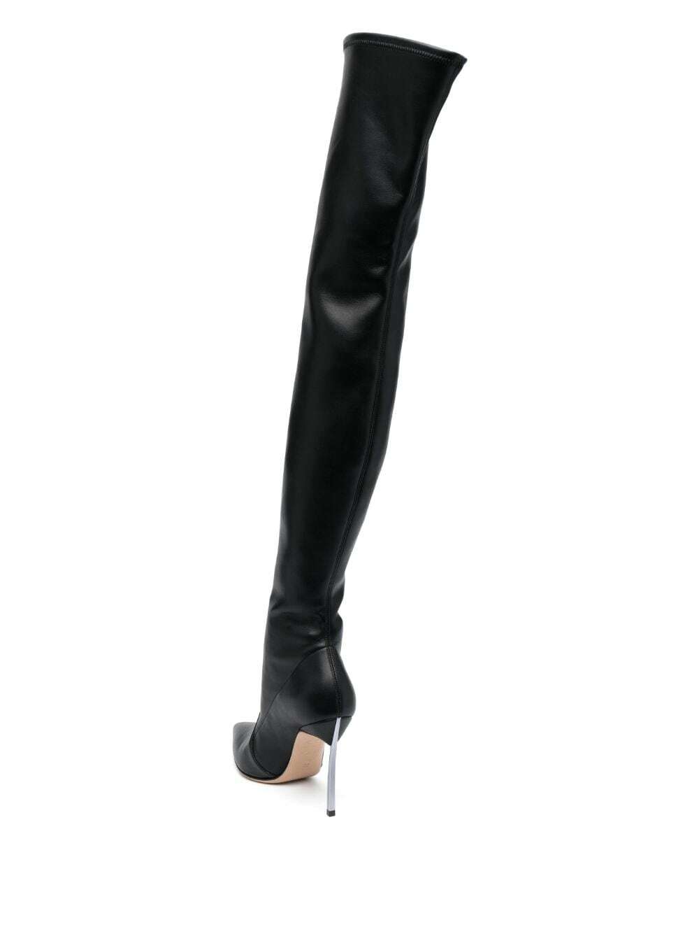 CASADEI - Blade Leather Heel Boots Casadei