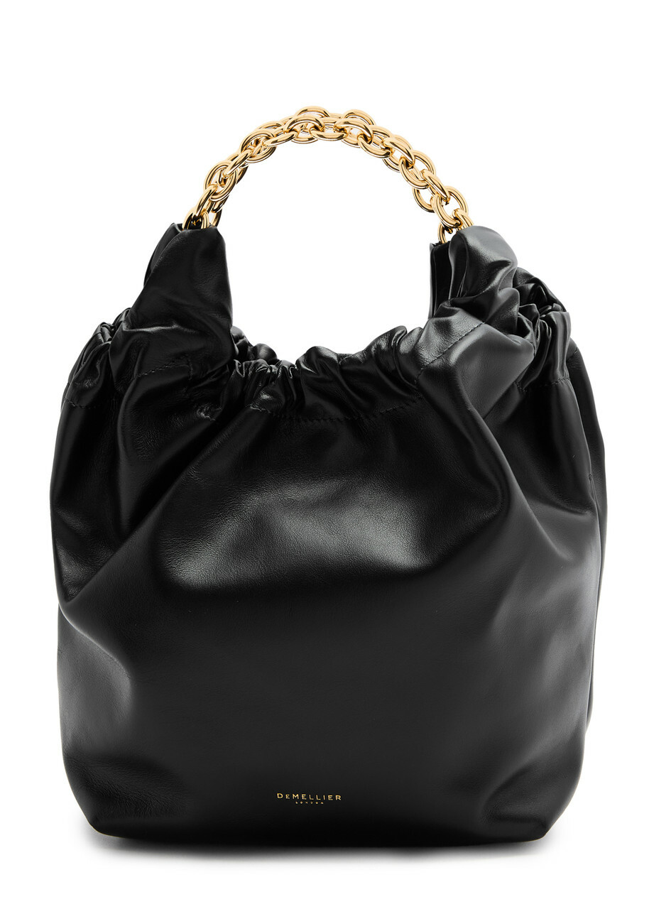 Demellier Miami Small Leather Tote - Black - One Size DeMellier