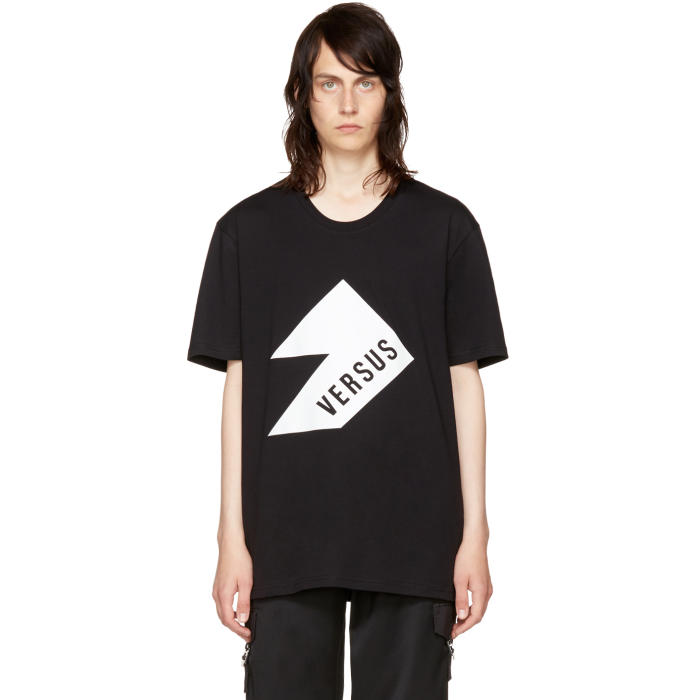 Versus Black Logo T-Shirt Versus