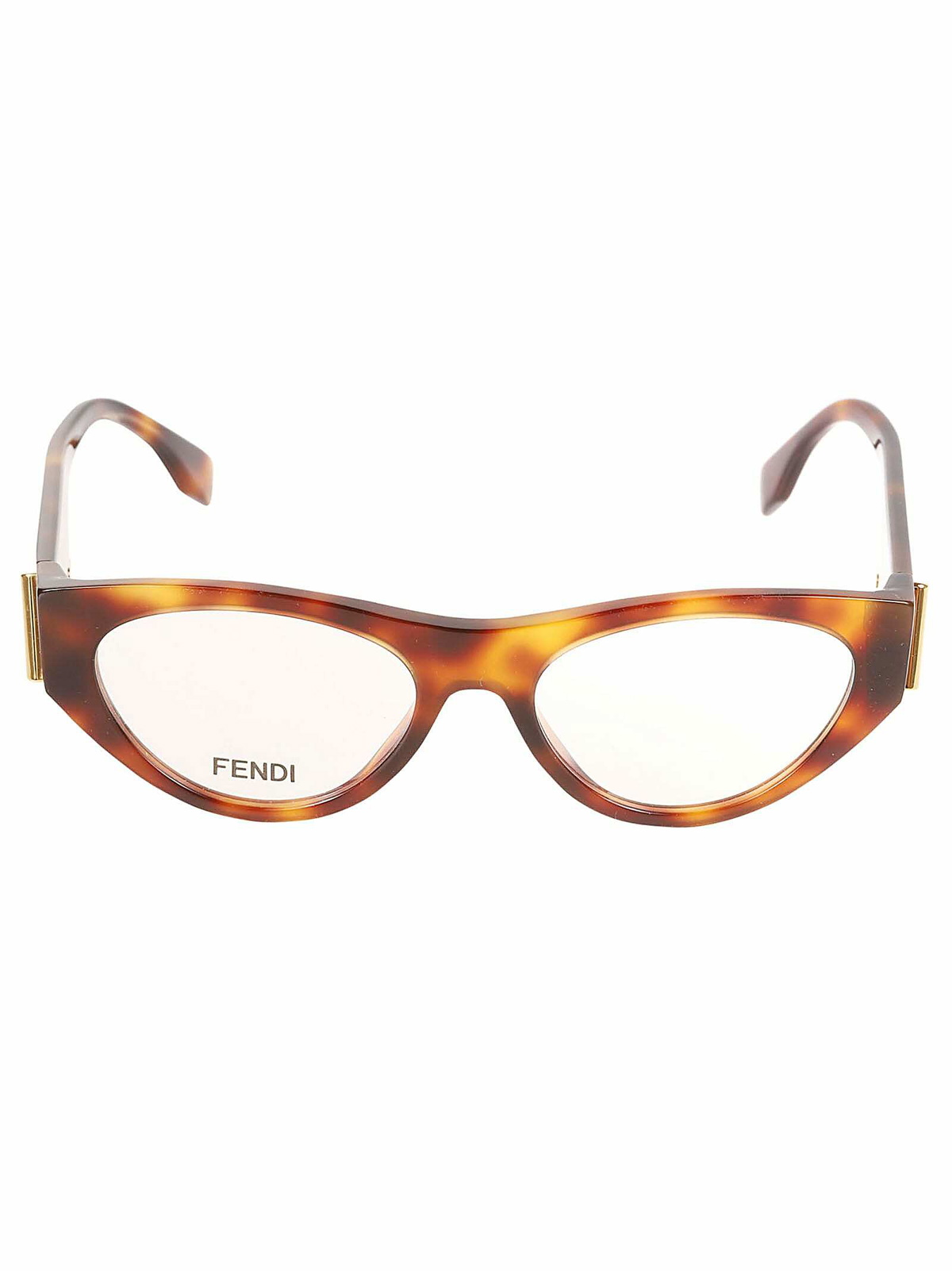 Fendi Cat-eye Metal Logo Sided Glasses Fendi