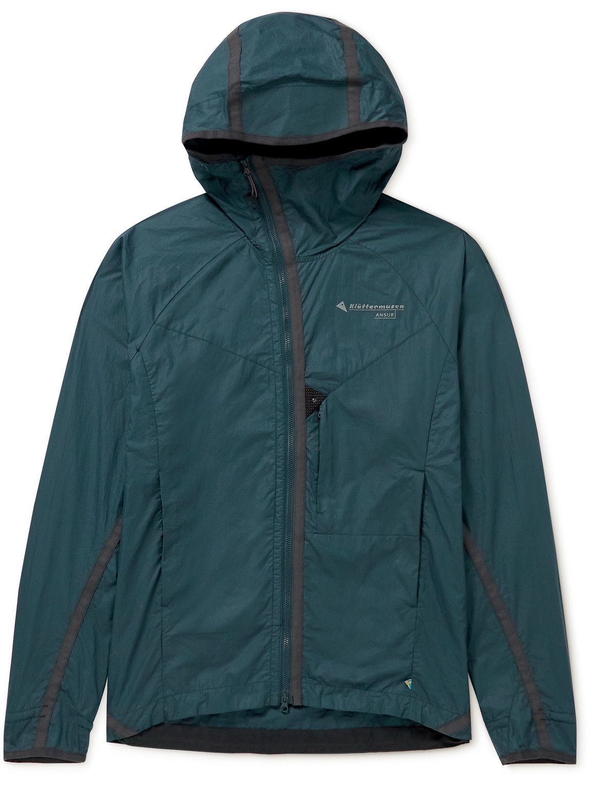 Klättermusen - Ansur Cotton-Ripstop Hooded Jacket - Blue Klättermusen