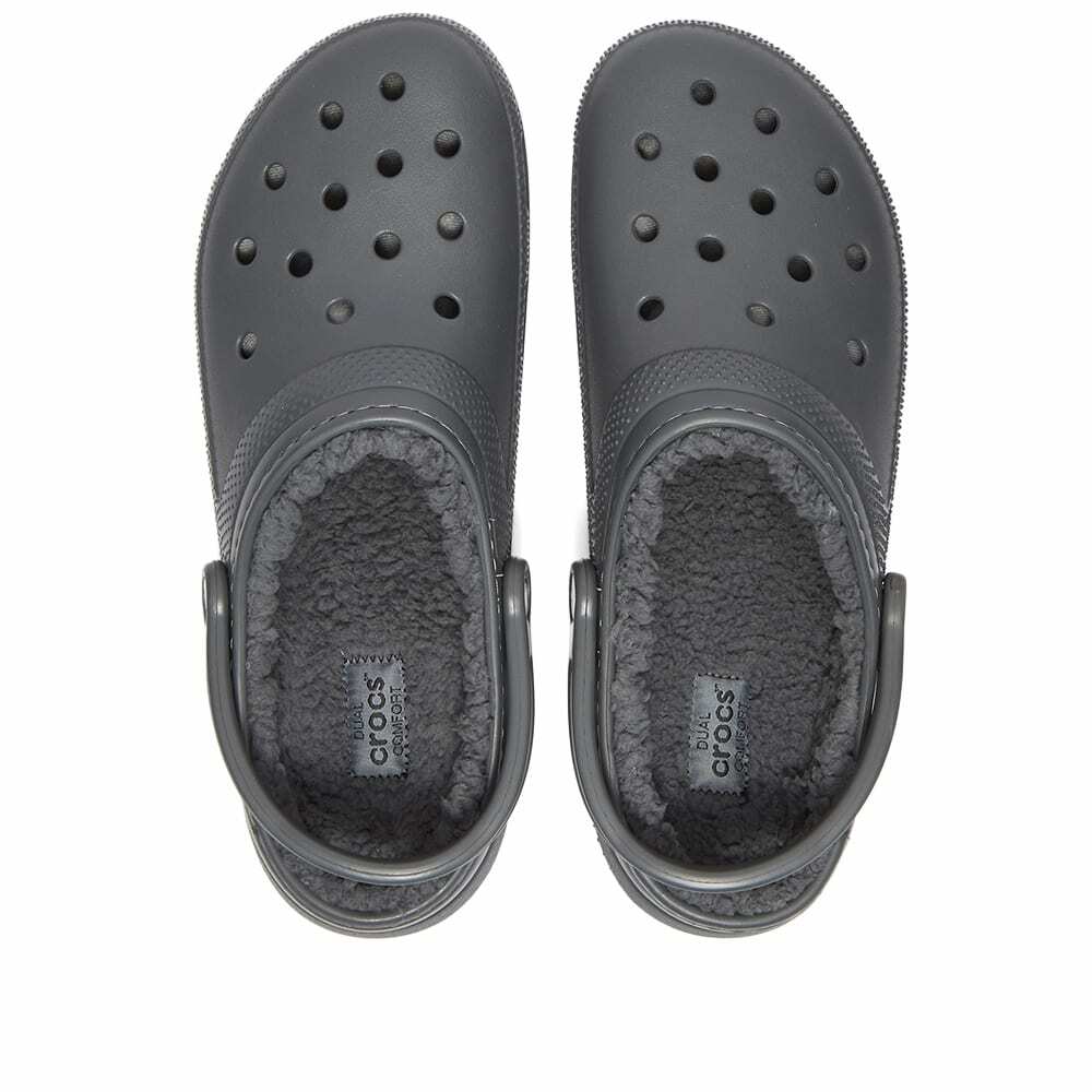Crocs Classic Lined Clog in Slate Grey/Smoke Crocs