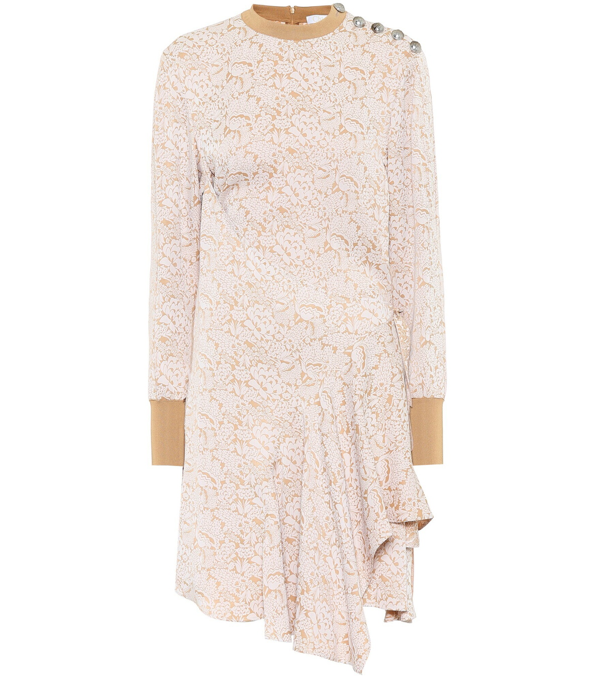 Chloe - Asymmetric jacquard dress Chloe