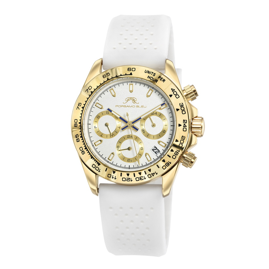 Porsamo Bleu Alexis Sport Quartz White Dial Ladies Watch 923BALR ...