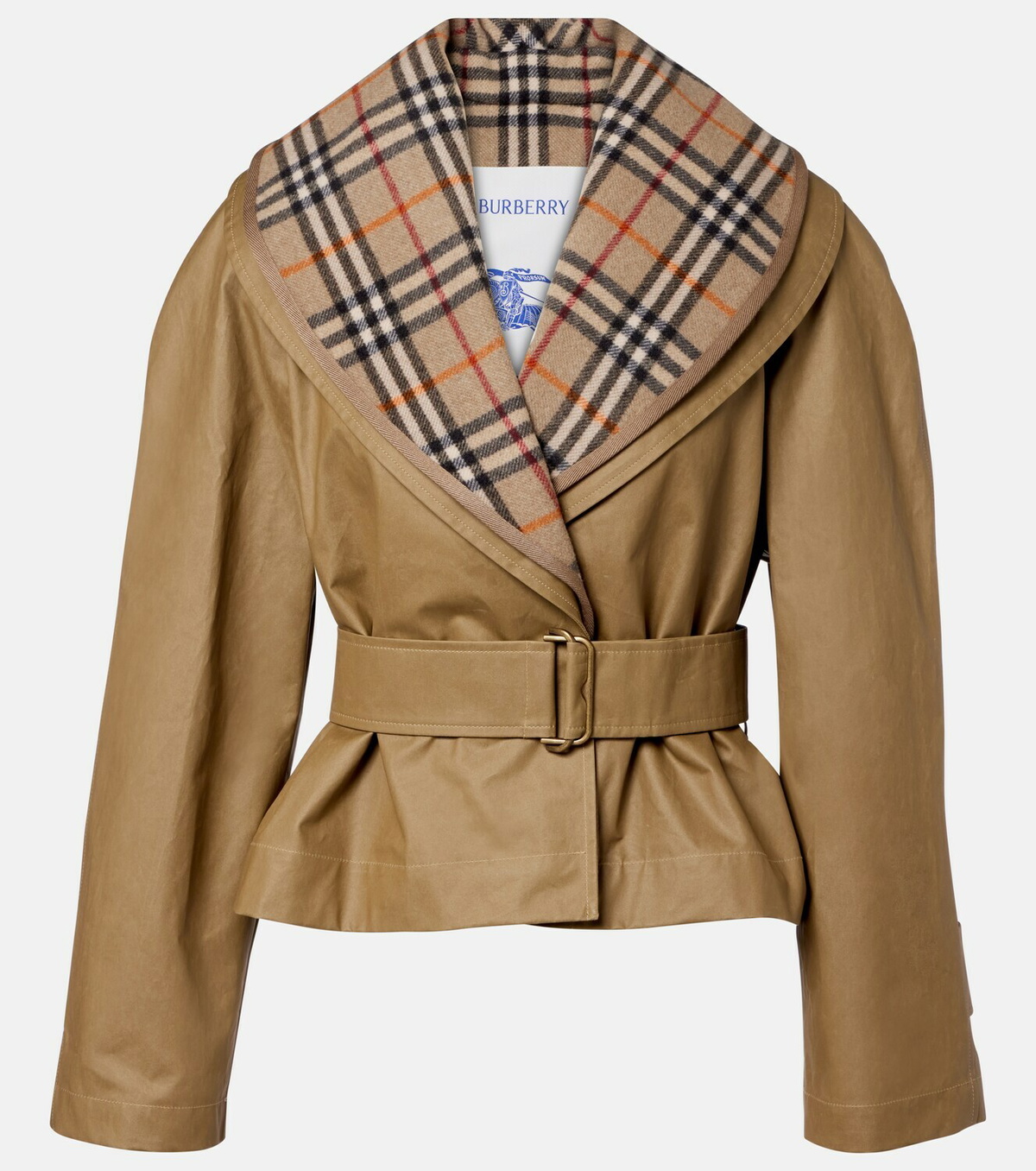 Burberry Burberry Check cotton jacket Burberry