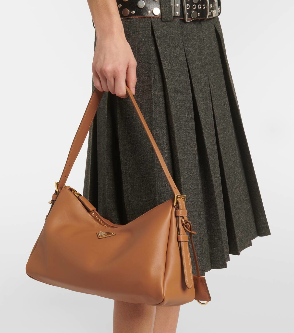 Prada Aimée Medium leather shoulder bag Prada