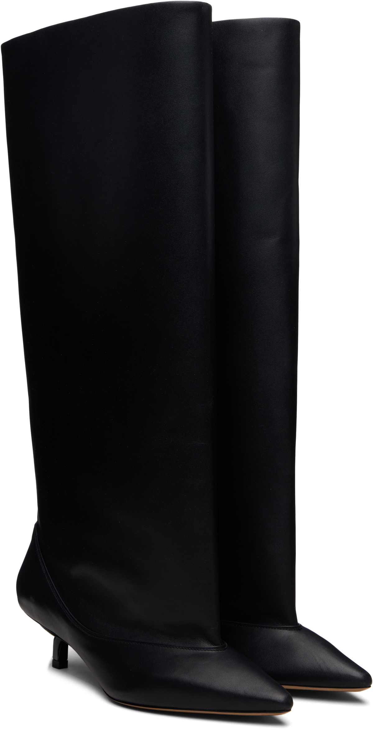 JACQUEMUS Black 'The high Tourni' Tall Boots Jacquemus
