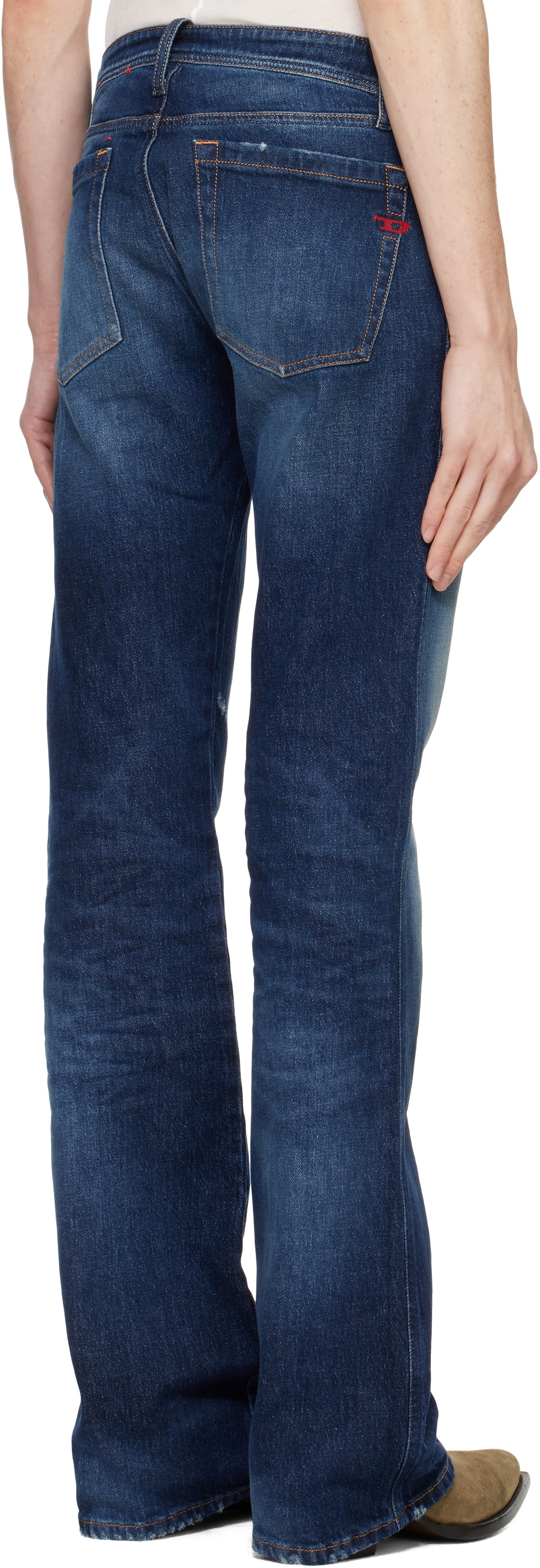 Diesel Blue Bootcut D-Backler Jeans Diesel