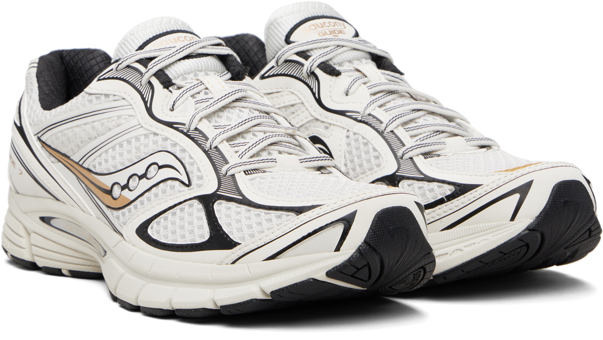 Saucony White ProGrid Guide 7 Sneakers Saucony