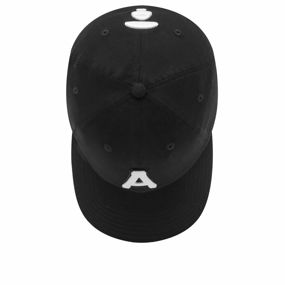 Men's AAPE A Logo Baseball Cap in Black AAPE by A Bathing Ape