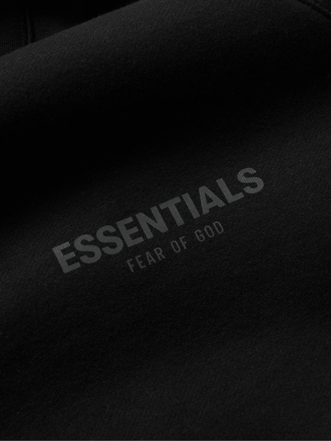 FEAR OF GOD ESSENTIALS - Logo-Print Cotton-Blend Jersey Sweatshirt ...