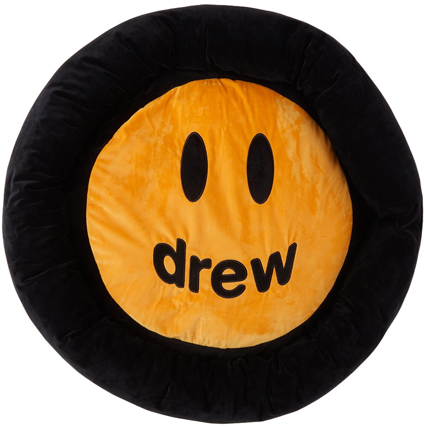drew house SSENSE Exclusive Black & Yellow Dog Bed drew house