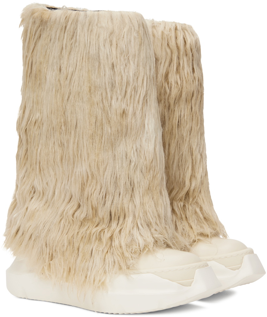 Rick Owens DRKSHDW Off-White Strobe Fogachine Boots Rick Owens Drkshdw