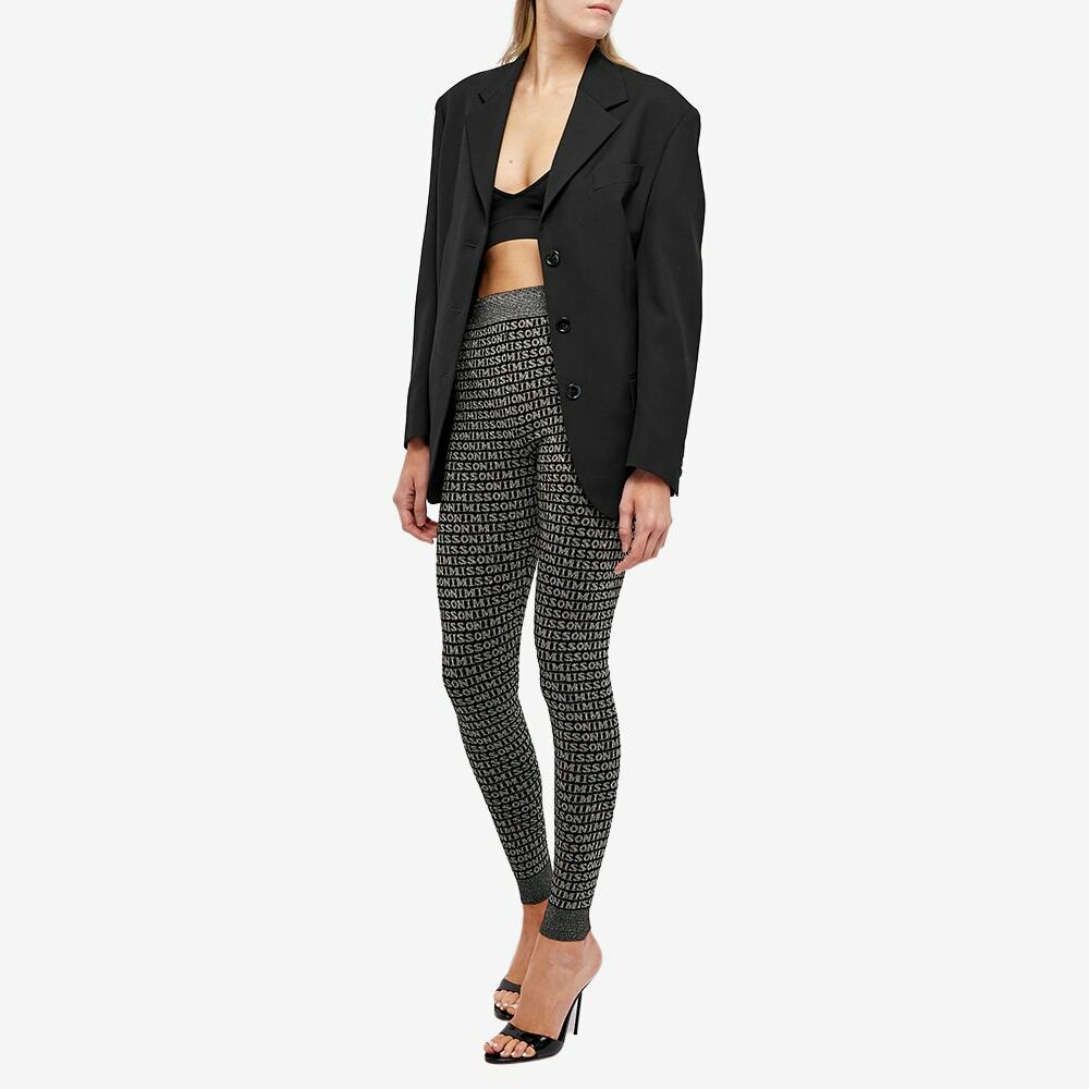 Missoni Women's Knitted Logo Leggings in Black Missoni