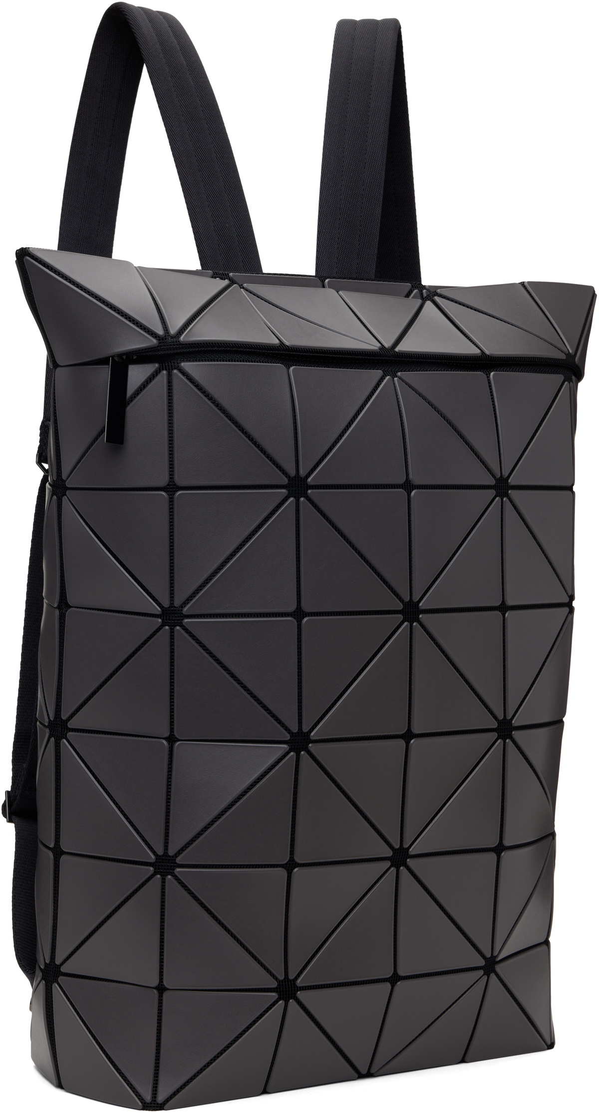 BAO BAO ISSEY MIYAKE Gray Blocky Backpack Bao Bao Issey Miyake
