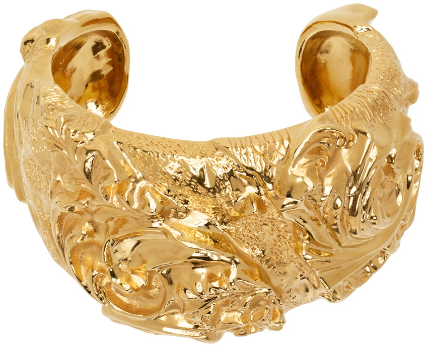 Bally Gold Sculptural Bracelet Bally
