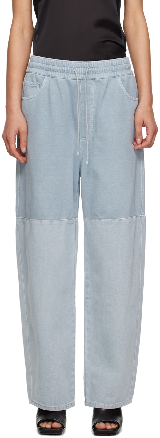 AMOMENTO Blue Drawstring Jeans AMOMENTO