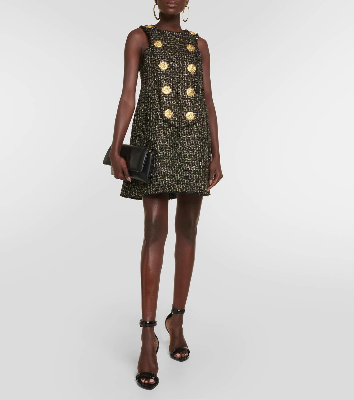 Balmain Embellished tweed minidress Balmain