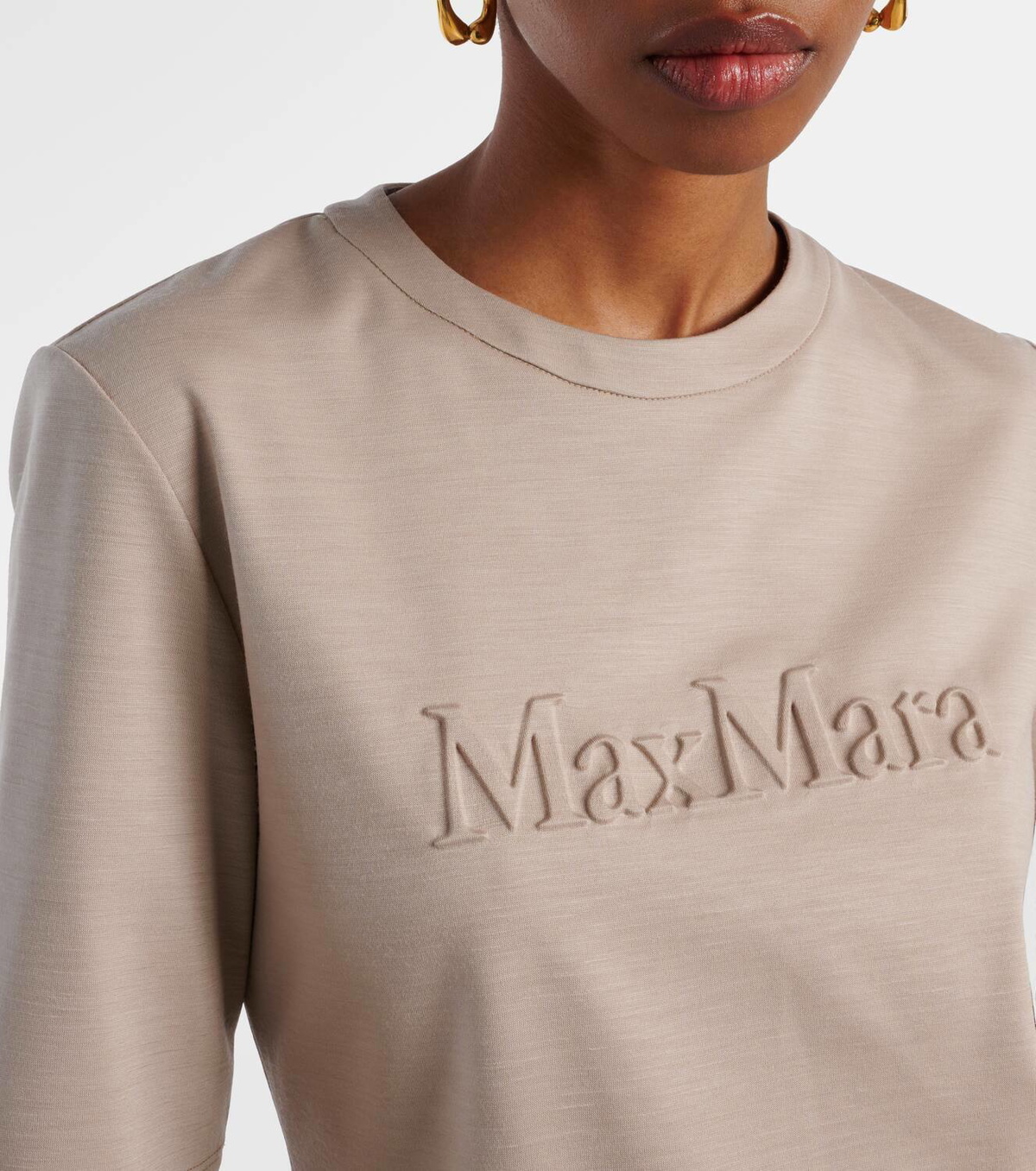 Max Mara Peter logo wool T-shirt Max Mara