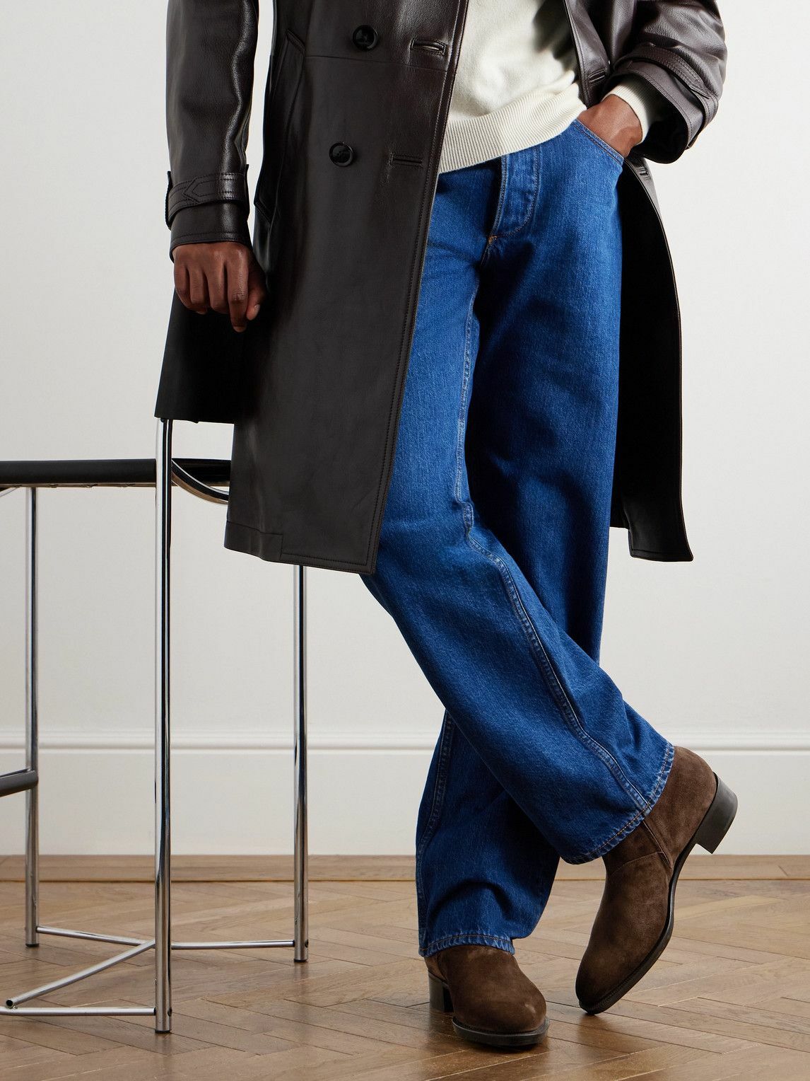 John Lobb - Freddi Suede Boots - Brown John Lobb