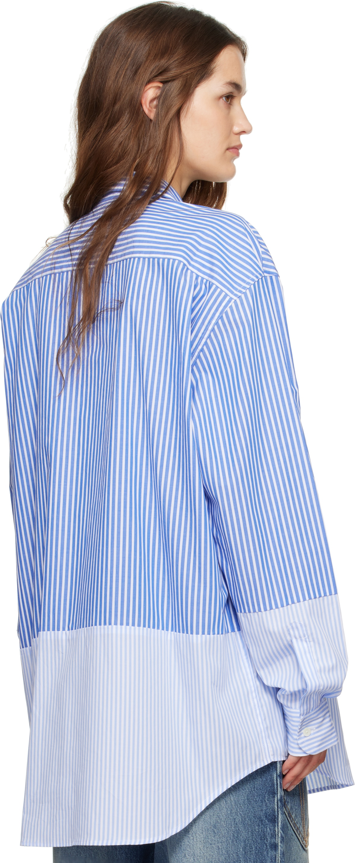VETEMENTS Blue Splitted Shirt Vetements