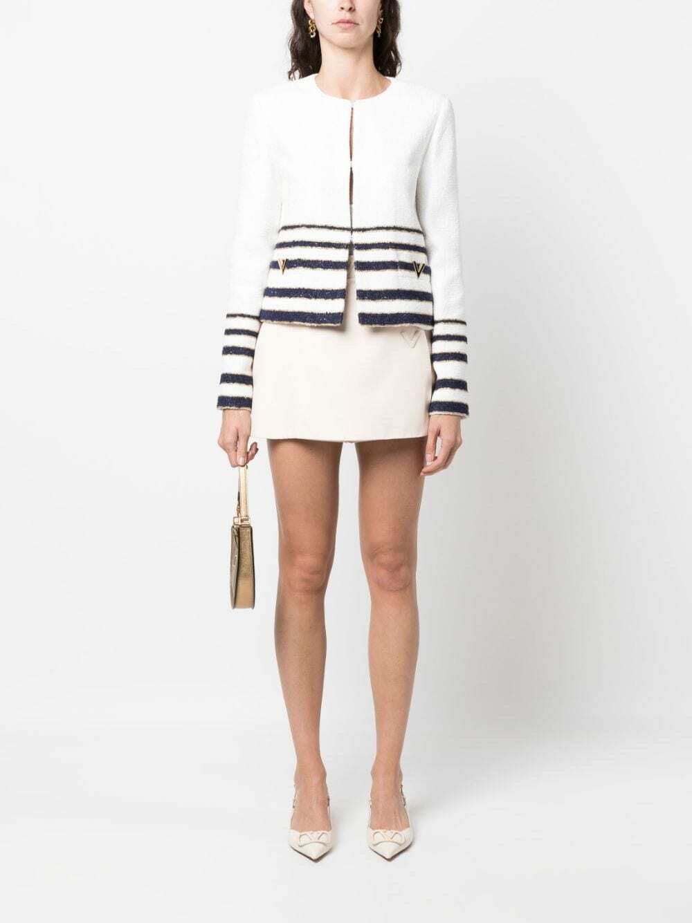 VALENTINO - Tweed Mariniere Jacket Valentino