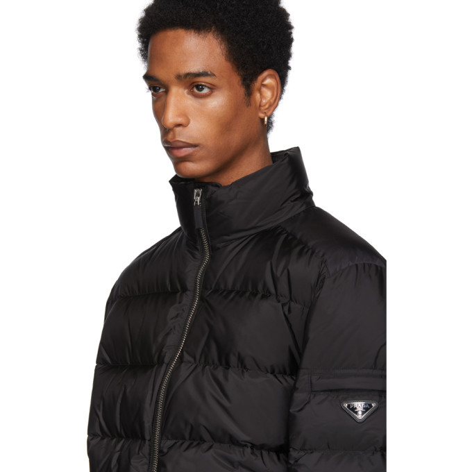 Prada Black Down Nylon Jacket Prada